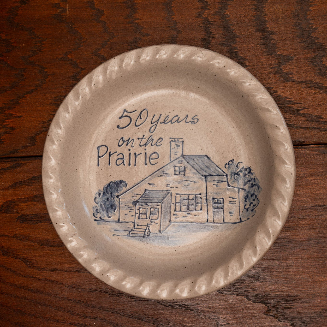 Limited-Edition '50 Years on the Prairie' Pie Plate - Modern Prairie Inc.